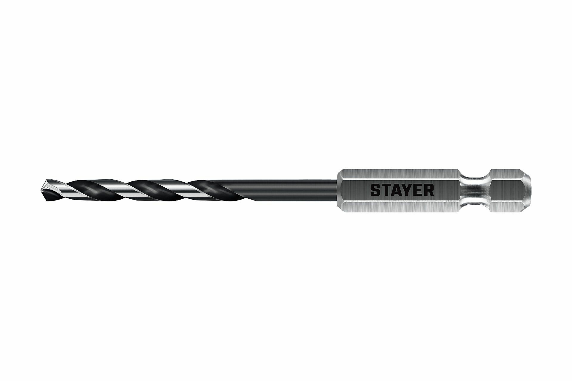 Сверло по металлу STAYER НЕХ-1/4", d 4.2 х 98 мм, для винтовертов и шуруповертов IMPACT READY 29603-4.2