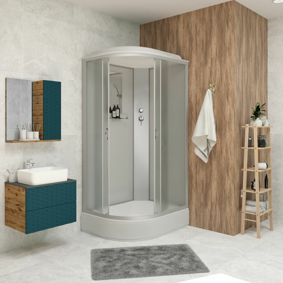 Душевая кабина Niagara NG-33984-14R (900х800х2150) средний поддон (26см) стекло матовое 4 места