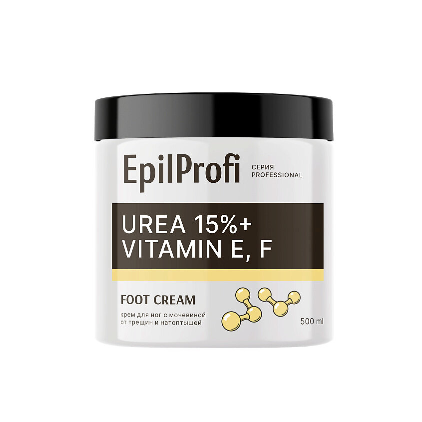 EPILPROFI Крем для ног от трещин и натоптышей, 500 мл