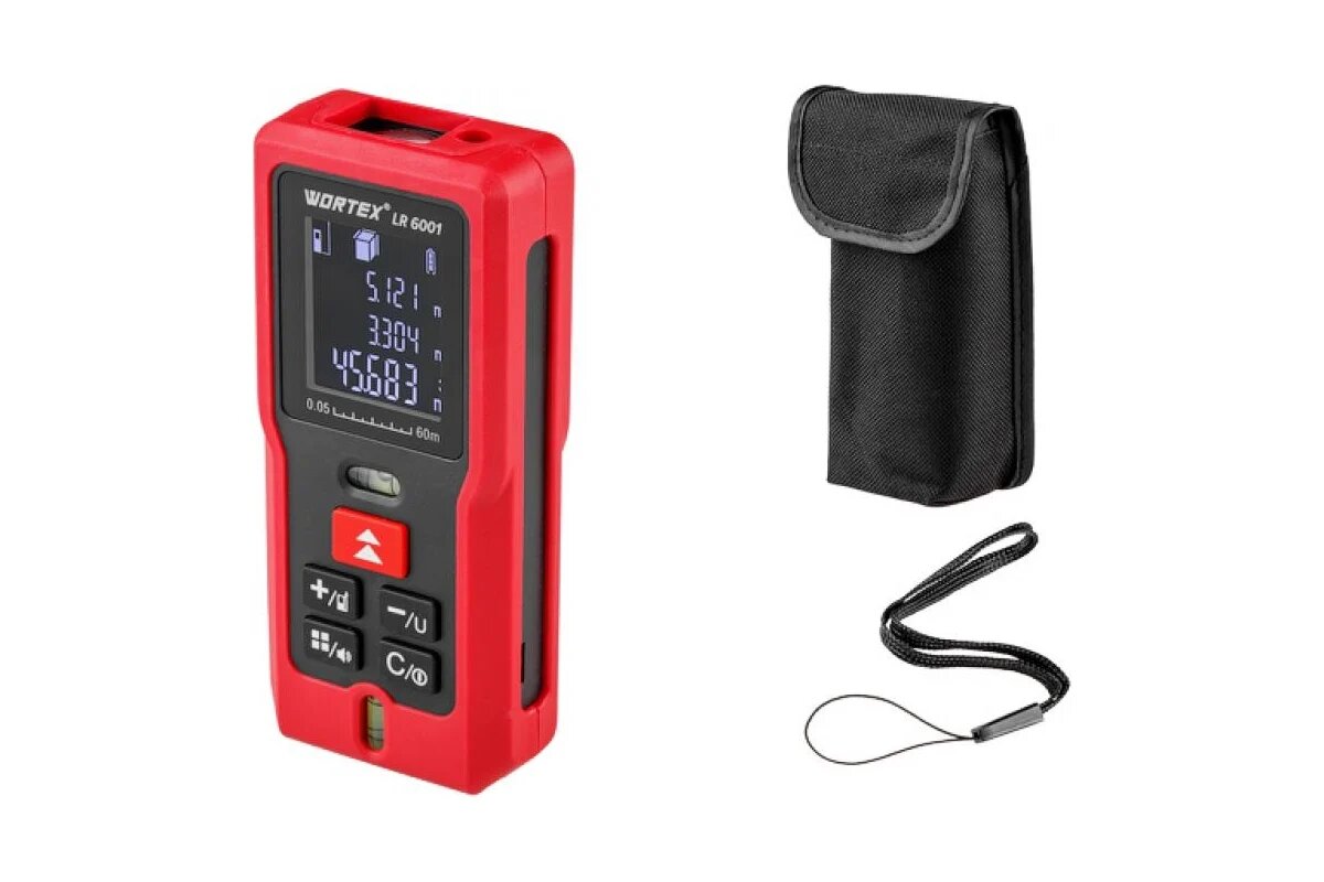 Дальномер лазерный WORTEX LR 6001 в кор. (0.05 - 60 м, +/- 2 мм/м,) (LR6001002723)