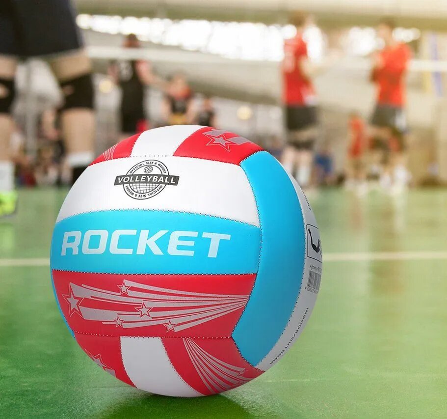 Мяч волейбольный ROCKET, PU, размер 5, 260 г Подходит для зала и улицы