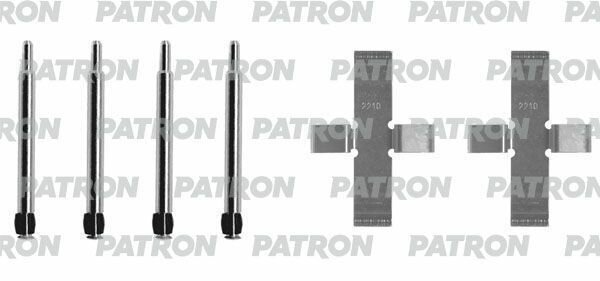 Комплект монтажный тормозных колодок PATRON PSRK1018
