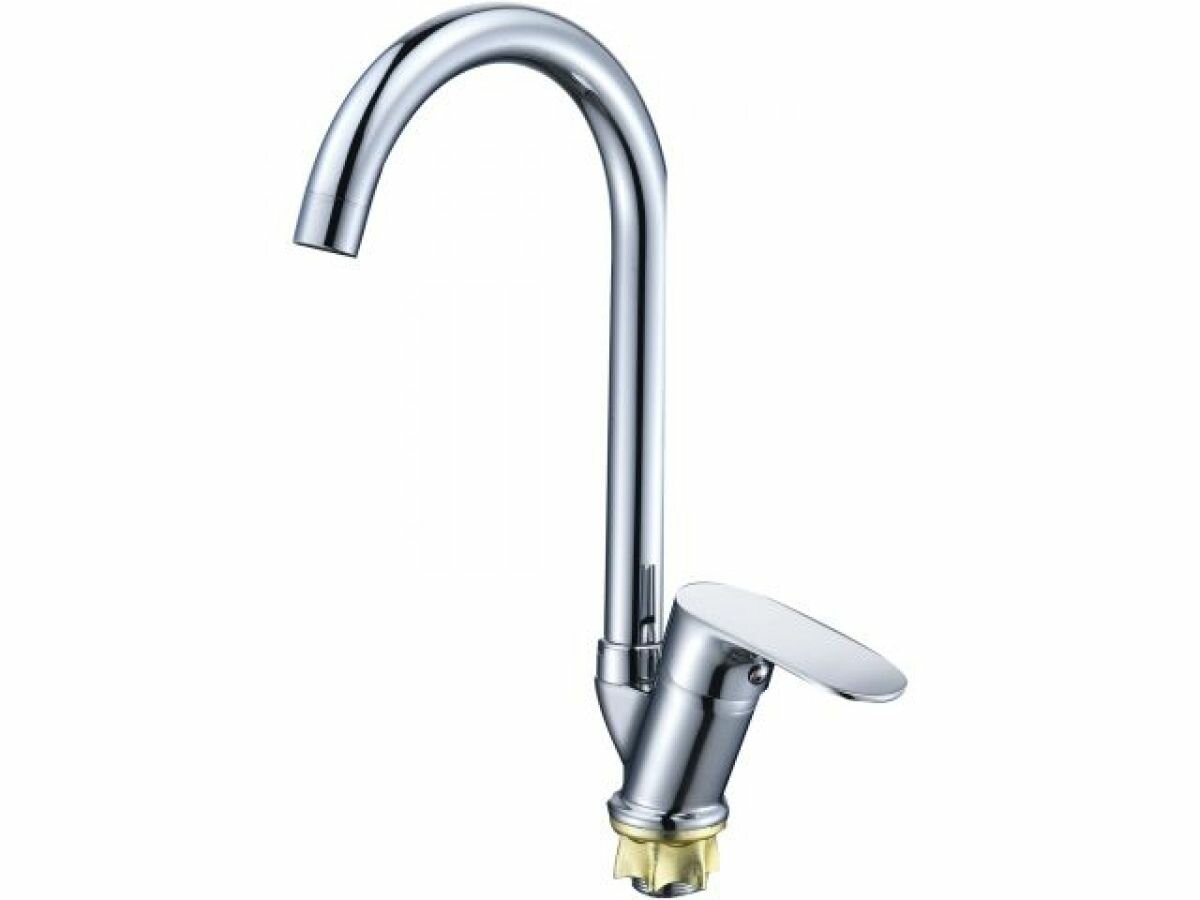 Смеситель для кухни ECONOCE серия 250 с поворотным J-изливом (EC0255)