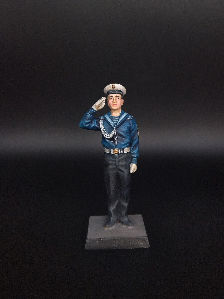 Коллекционная фигурка оловянный солдатик кадет Нахимовского училища - моделизм