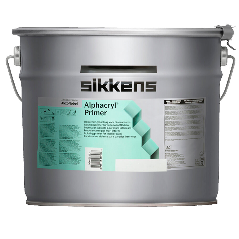 Сиккенс Альфакрил Праймер Грунт изолирующий акриловый колеруемый полуматовая
