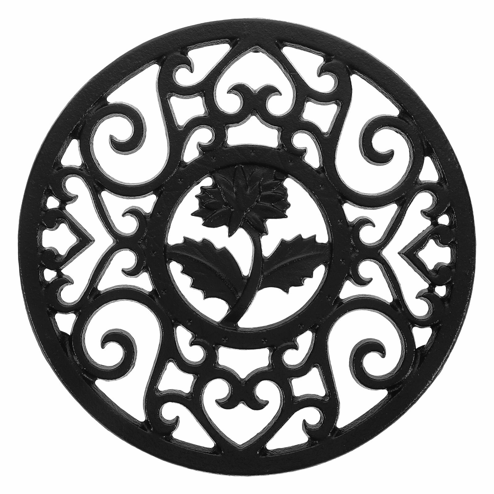 Долговечная Чугунная Подставка Для Элегантного Убранства Стола 13.50X13.50X1.70Cm