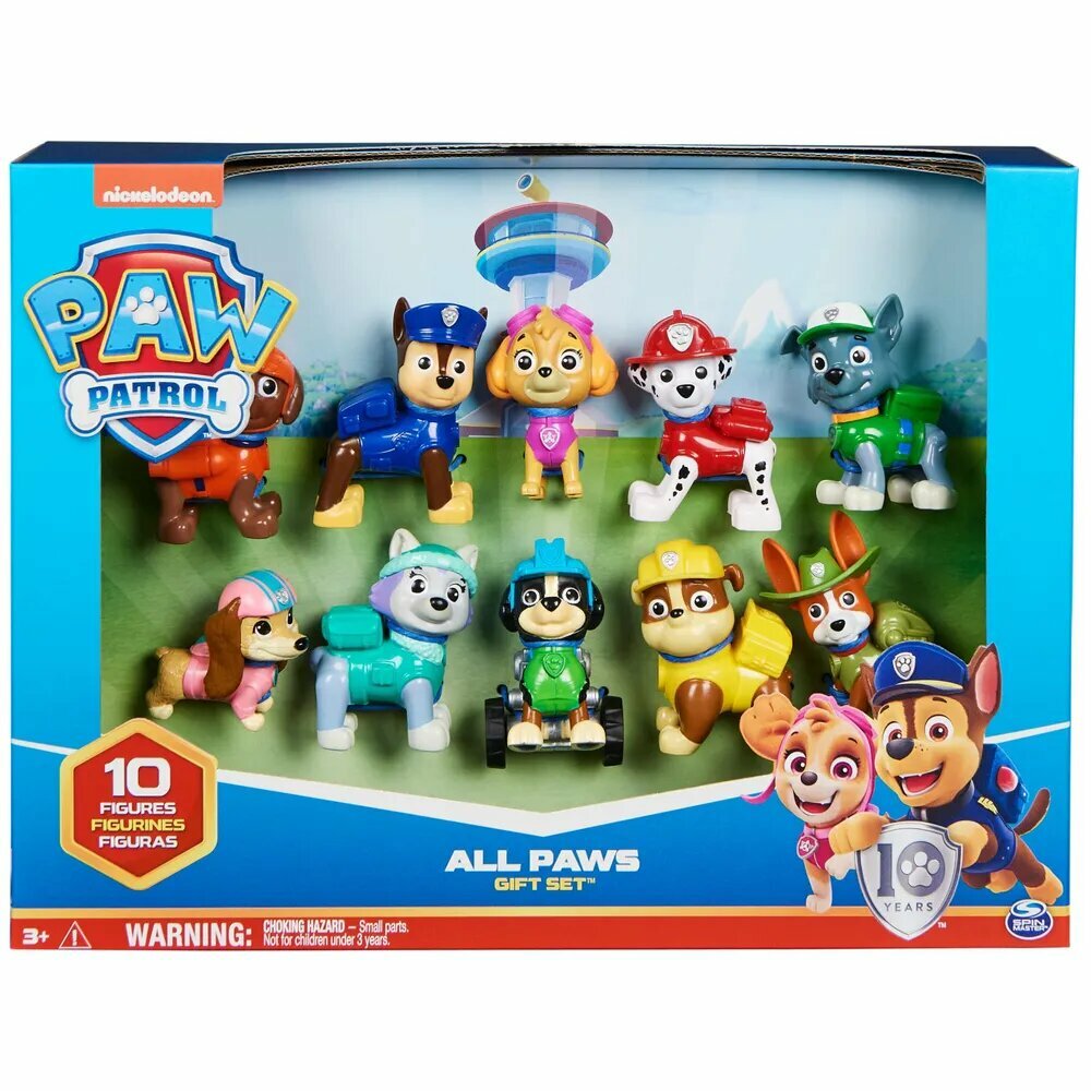 Spin Master Paw Patrol All Paws Gift Set /В наборе десять коллекционных фигурок, набор детских игрушек