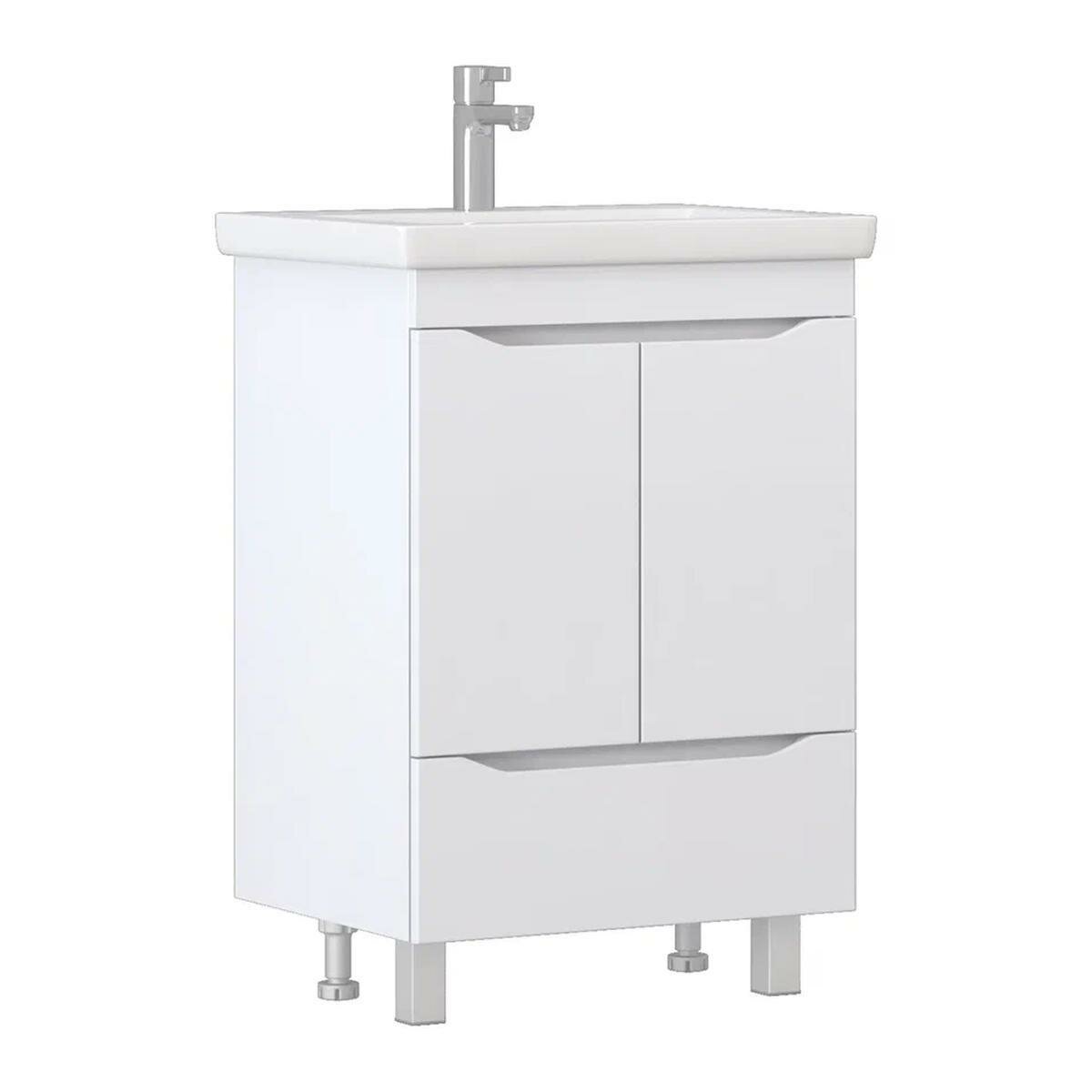 Тумба с раковиной напольная VIGO Grani 284, 60 см