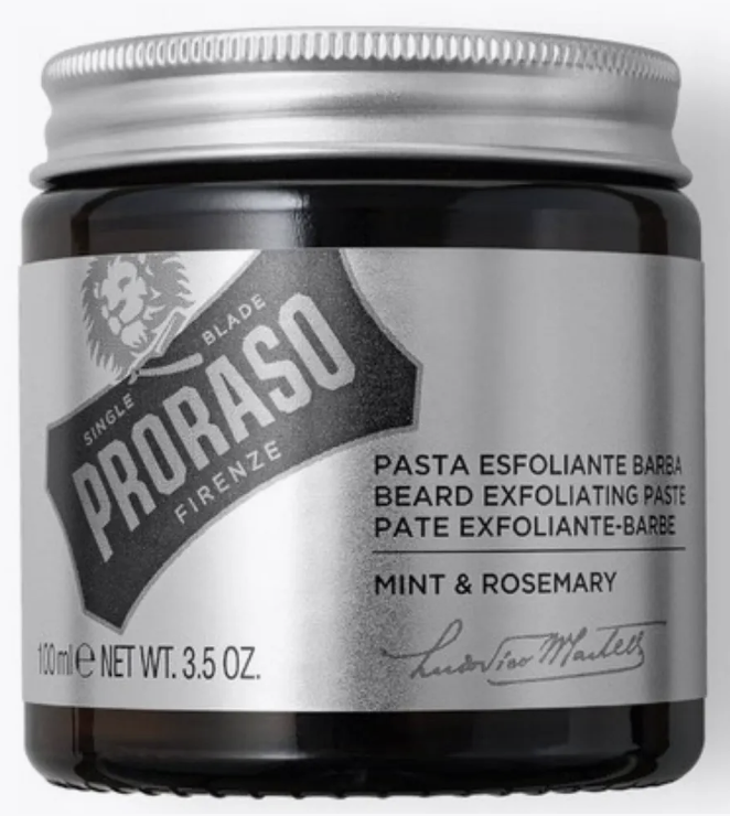 Паста для пилинга бороды мята и розмарин Proraso, 100 мл