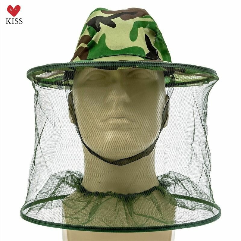 Накомарник 5 шт / Панама с москитной сеткой от насекомых / Шляпа противомоскитная