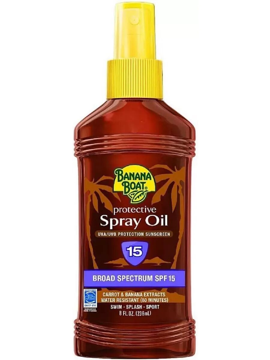 Масло для загара с кокосовым маслом, SPF 15