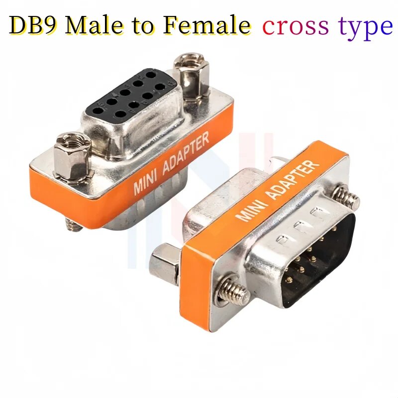 Мини-модем Null DB9 переходник RS232 DB9-Male to Female