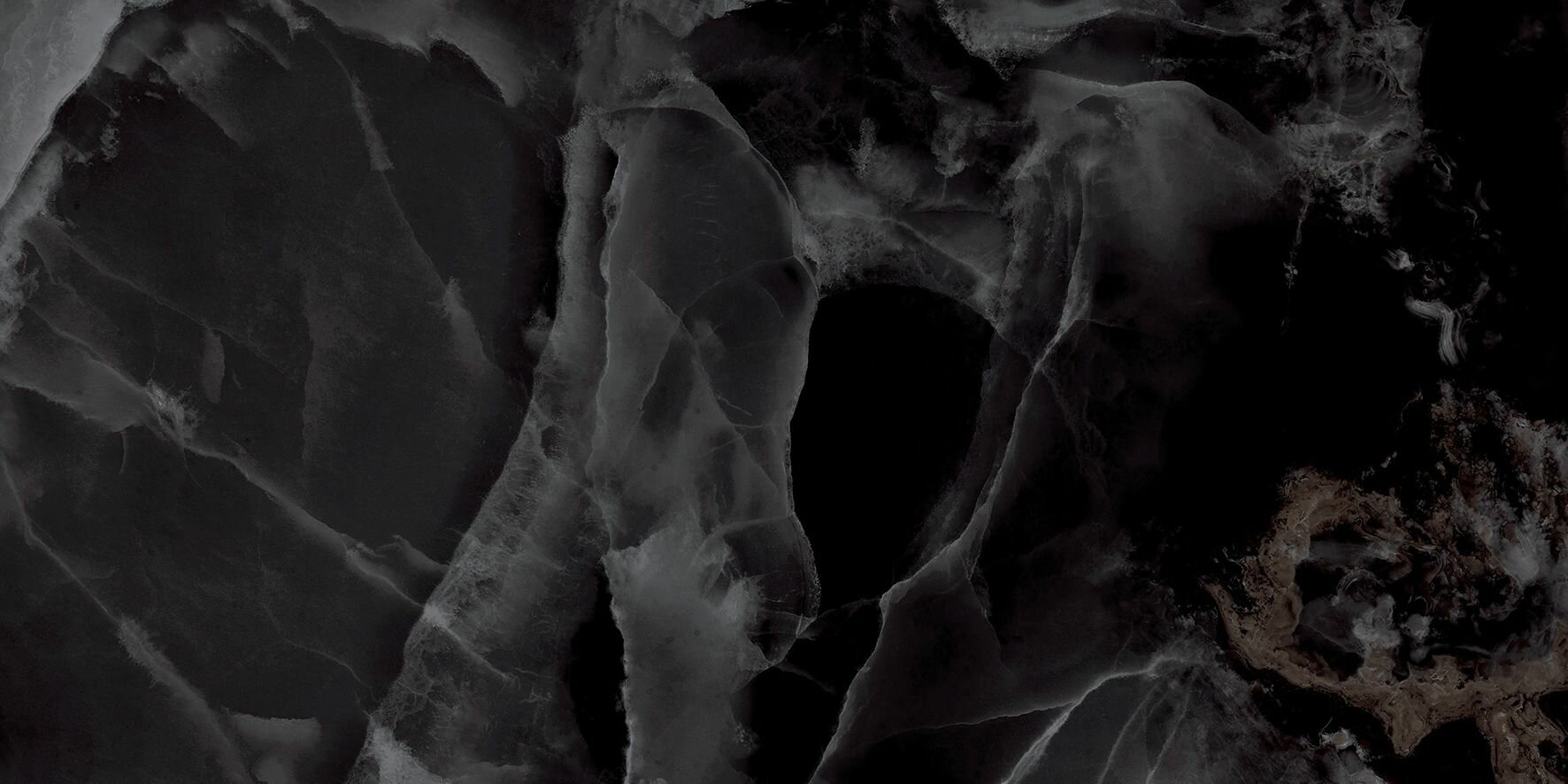 Laparet Керамогранит Andora Black чёрный полир 60x120 9,2 мм (цена за 1.44 м2)