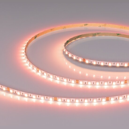 Светодиодная лента Arlight RT-H96-5mm 24V RGBW-Day-4-in-1 (10 W/m, IP20, 5m) (, узкая)