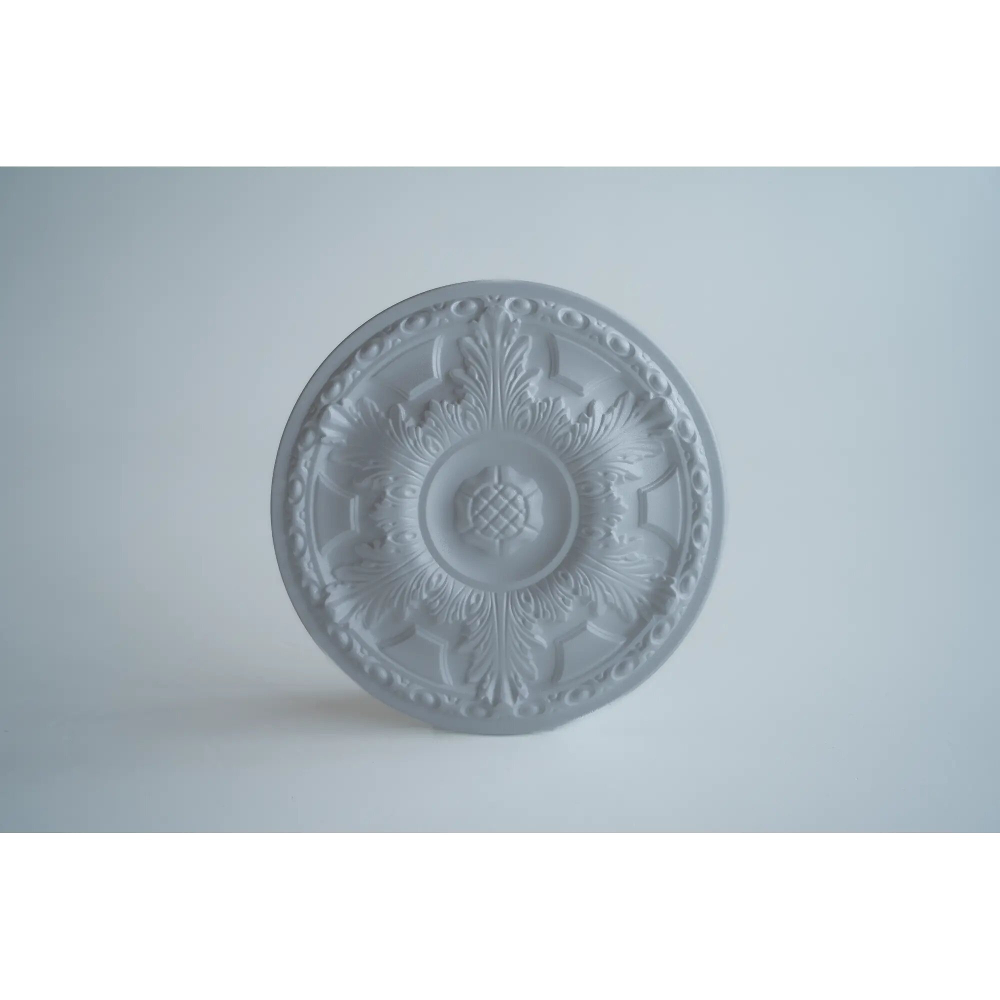 Decoflair D303-430 Потолочная розетка из полистирола 43 см белая декоративная