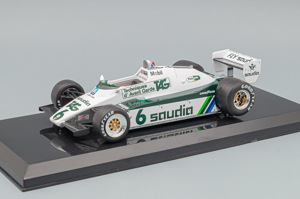 Модель коллекционная Williams ford FW08 #6 "tag williams racng team" keke rosberg чемпион мира 1982, grandes formula