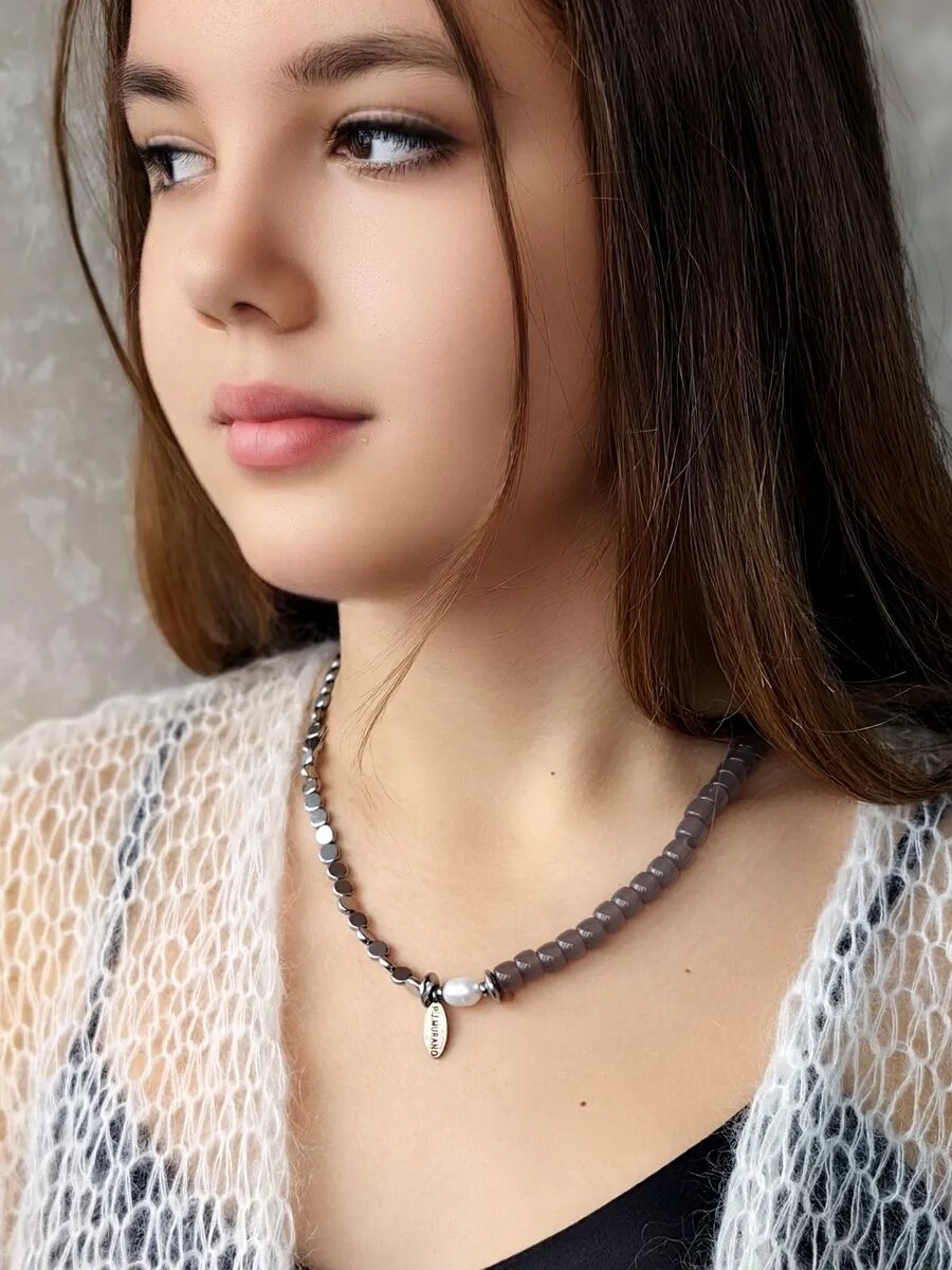 Чокер, агат