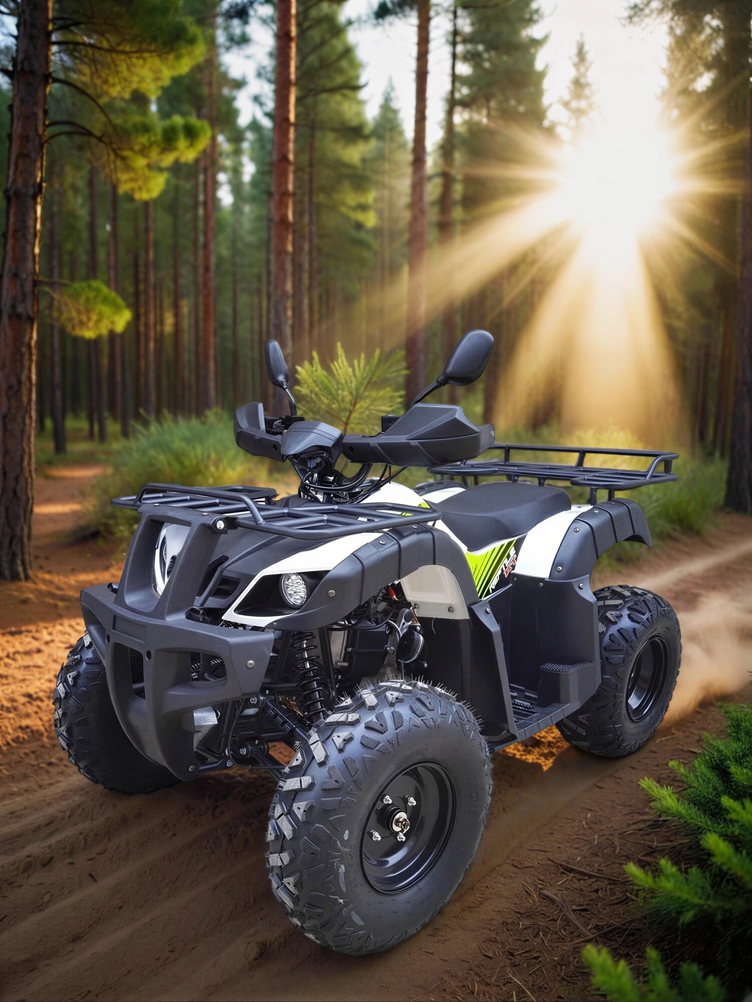 Квадроцикл JAEGER 2.00 WHITE (200 см3)