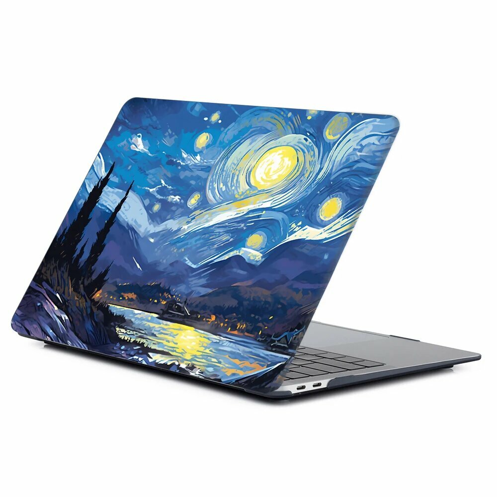 Чехол для MacBook Air 15 M4 2025 / MacBook Pro 13 14 16 M1 M2 M3 Air 13 2012-2017, Синий, H-LC4262