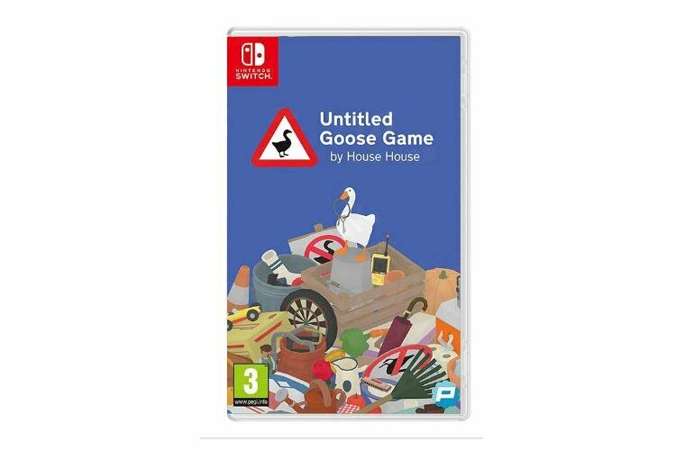 Картридж NINTENDO SWITCH Untitled Goose Game, цвет: синий, для Nintendo Switch, увлекательная игра о гусе