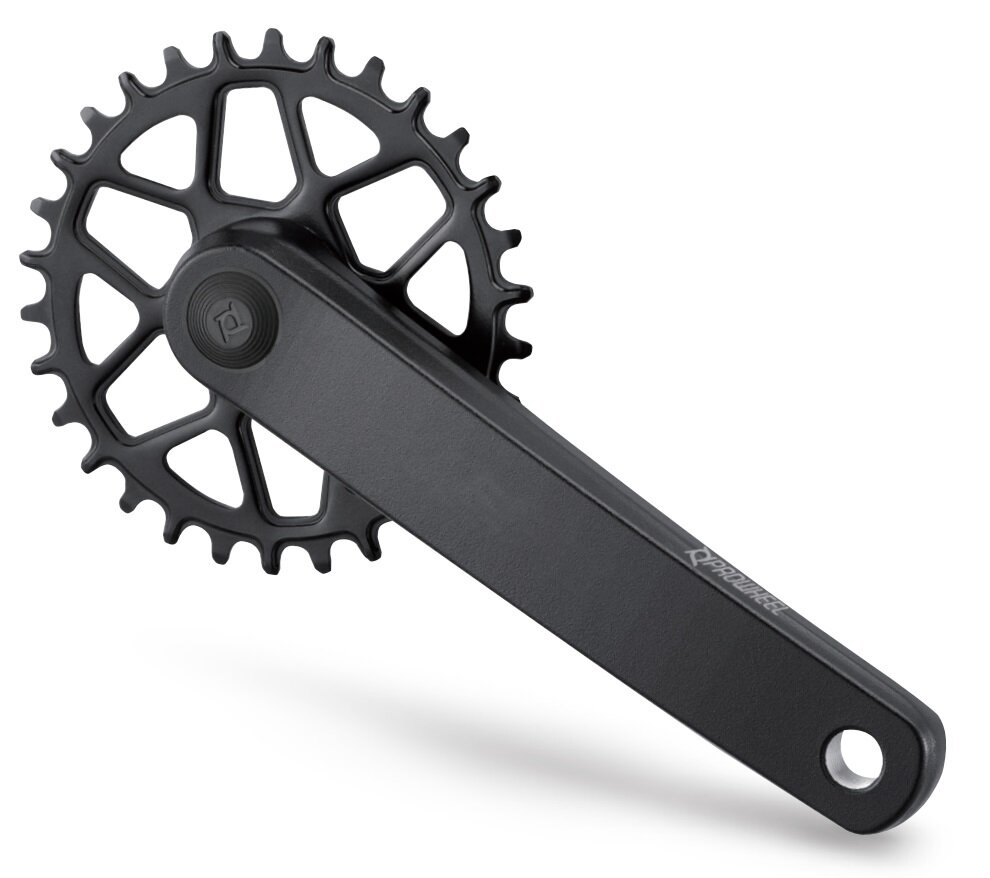 Система Prowheel MTB 1х(9/10/11S), 34T, сталь, 175, алюм, Chainline 48.8, кв под 124 черн.