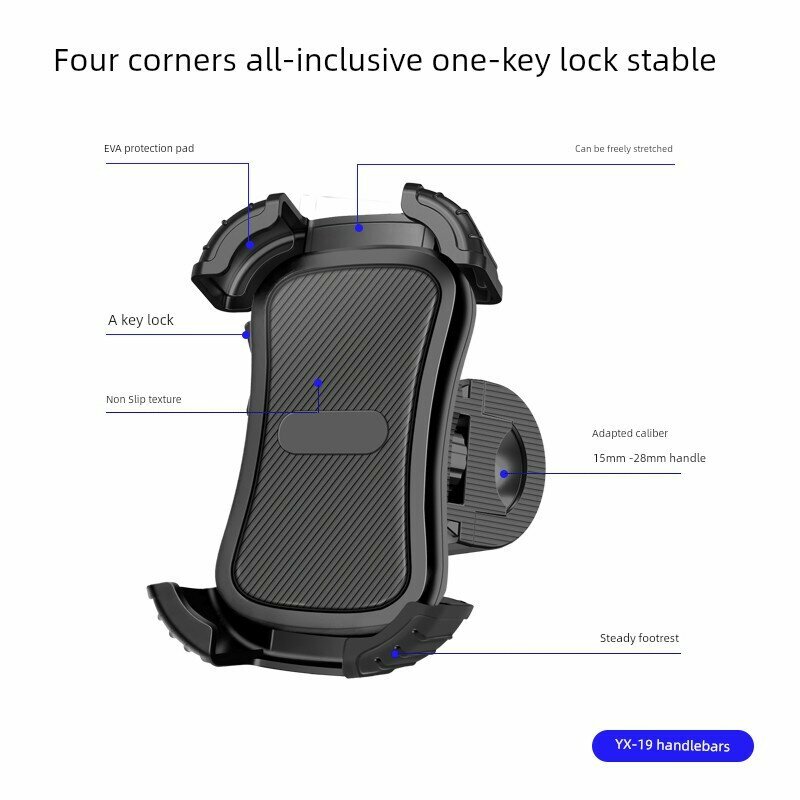 Держатель для телефона в машину для большегрузных автомобилей, крепление на руль, новая модель 2025 года, для