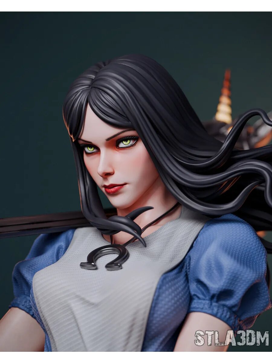 Коллекционная фигурка Alice Liddell под покраску 20 см