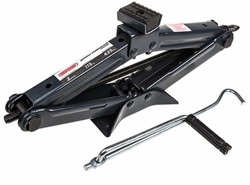 Домкрат авто 2т ромбический SKYWAY 115-425мм с резиновой накладкой SKYWAY 115-425мм Ромбический S01801006