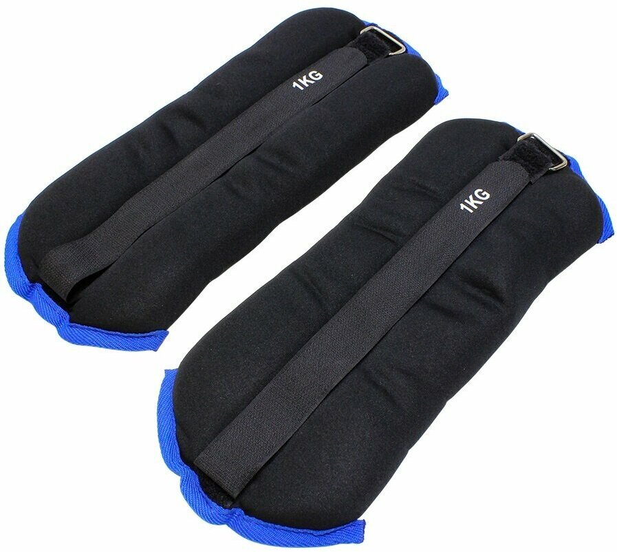 Утяжелители универсальные Аlt Sport 2x1.0 кг черн-син