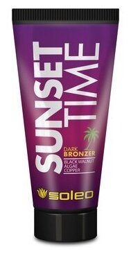 Soleo Basic Sunset Time Тёмный крем для загара с комплексом морских водорослей туба 150мл