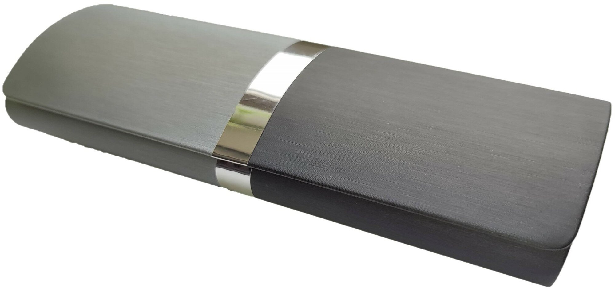 Футляр для очков на магните серый_очечник_чехол для очков