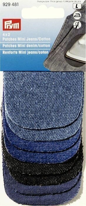 Заплатки Мини ассорти (4 цвета+4 пары) PRYM 929481