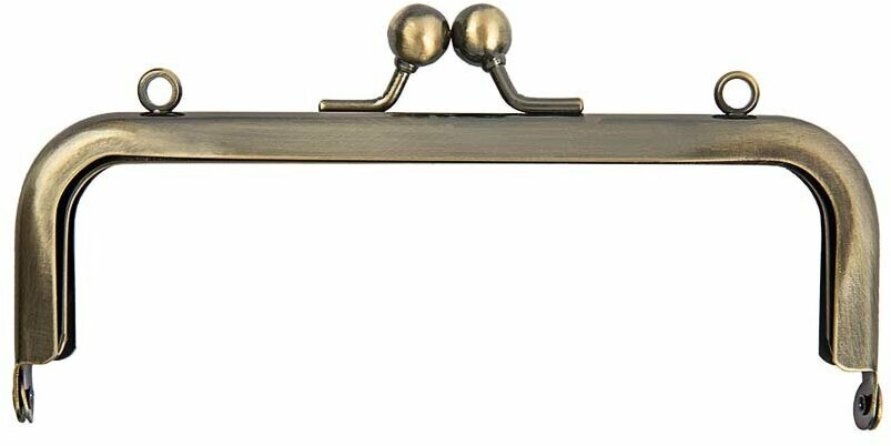 Gamma FER-27 Застежка для сумки "фермуар" 15 x 7.5 см 1 шт. №02 под состаренную бронзу