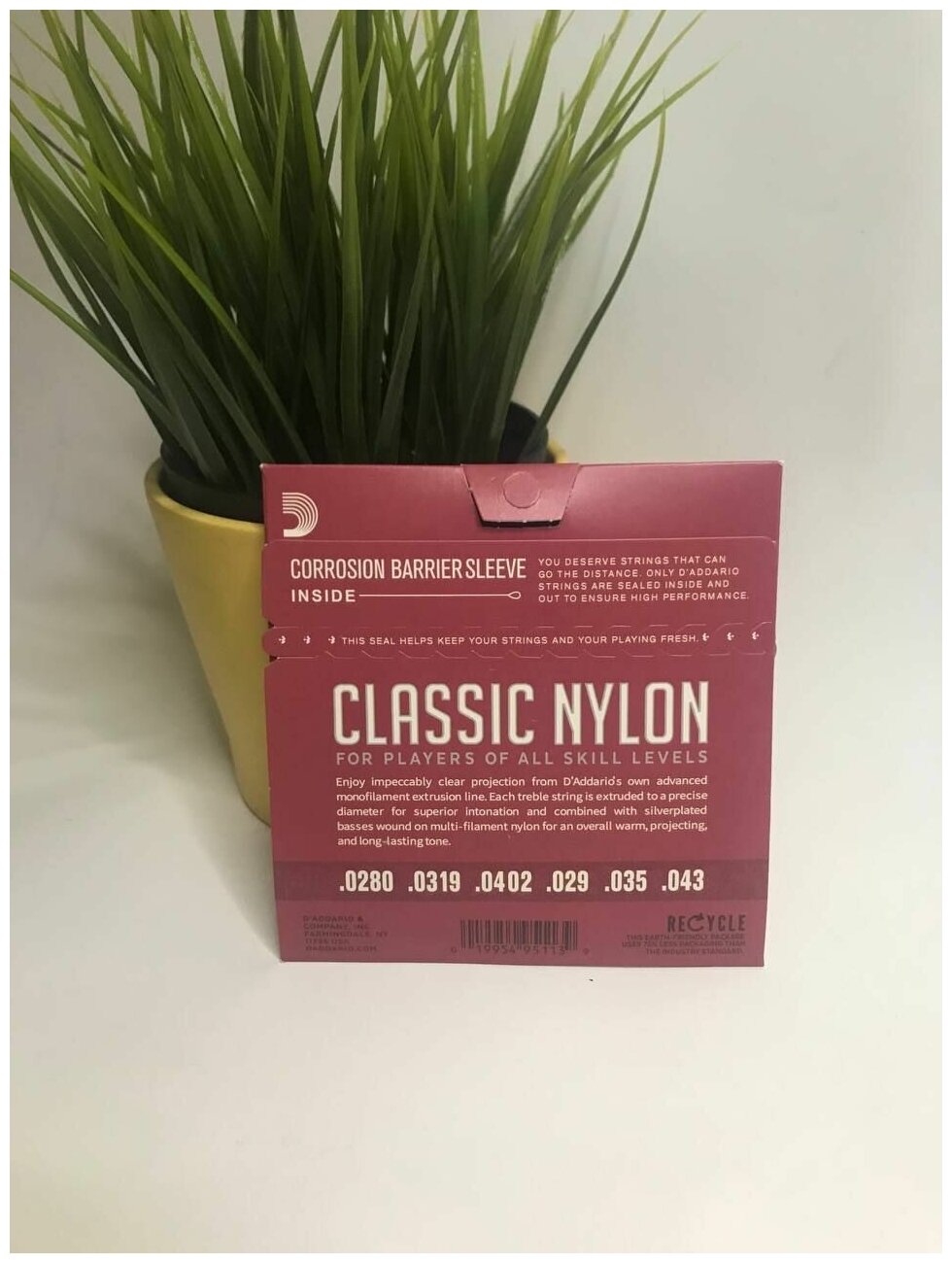 Набор струн D'Addario EJ27N Classic Nylon Normal Tension, 1 уп ...