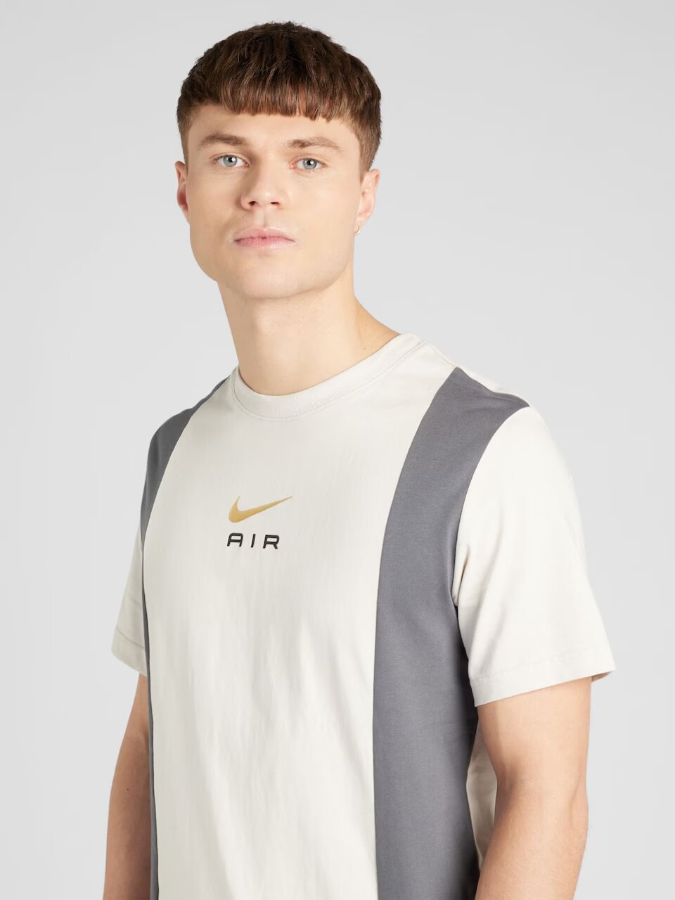 Футболка NIKE Air, размер XS, коричневый/серый — фото 1