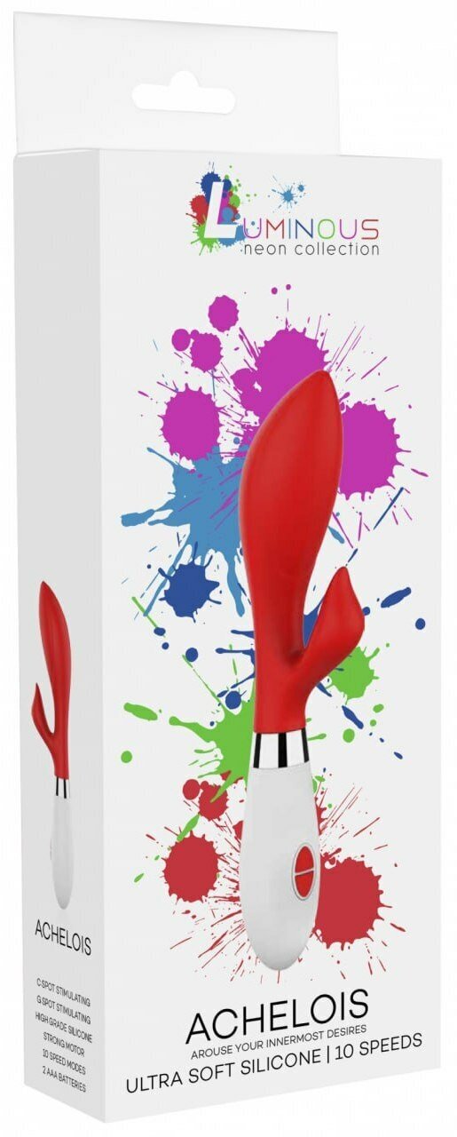 Вибромассажер Achelois - Ultra Soft Silicone - 10 Speeds - Red, шт