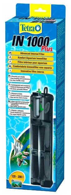 Внутренний фильтр TETRA IN 1000 PLUS для аквариумов объемом до 200 л (1шт)