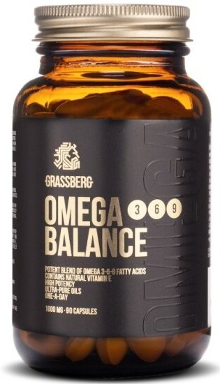 БАД Grassberg Omega Balance 3 6 9 1000 mg №90