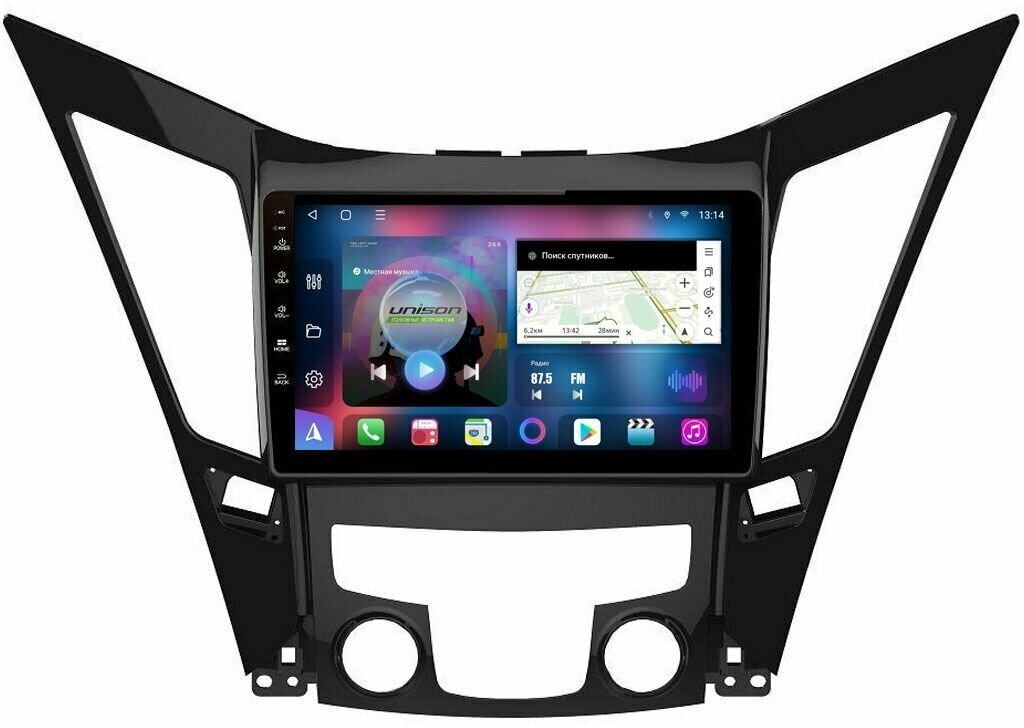 Штатная магнитола Hyundai Sonata 6 2009-2014 UNISON 09A6 6Gb/128Gb, 8 ядер (794-09HA6)