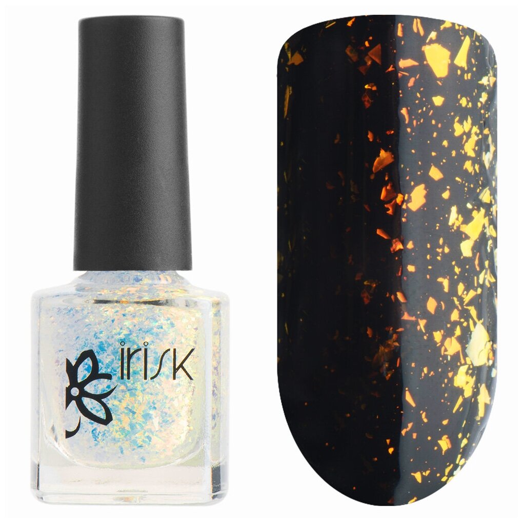 Покрытие лаковое IRISK professional Mirror flakes, с эффектом втирки , 8 мл, (001), Д601-06