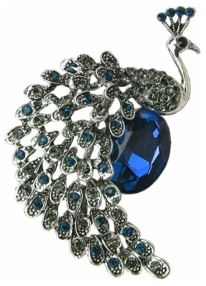 Брошь, стразы