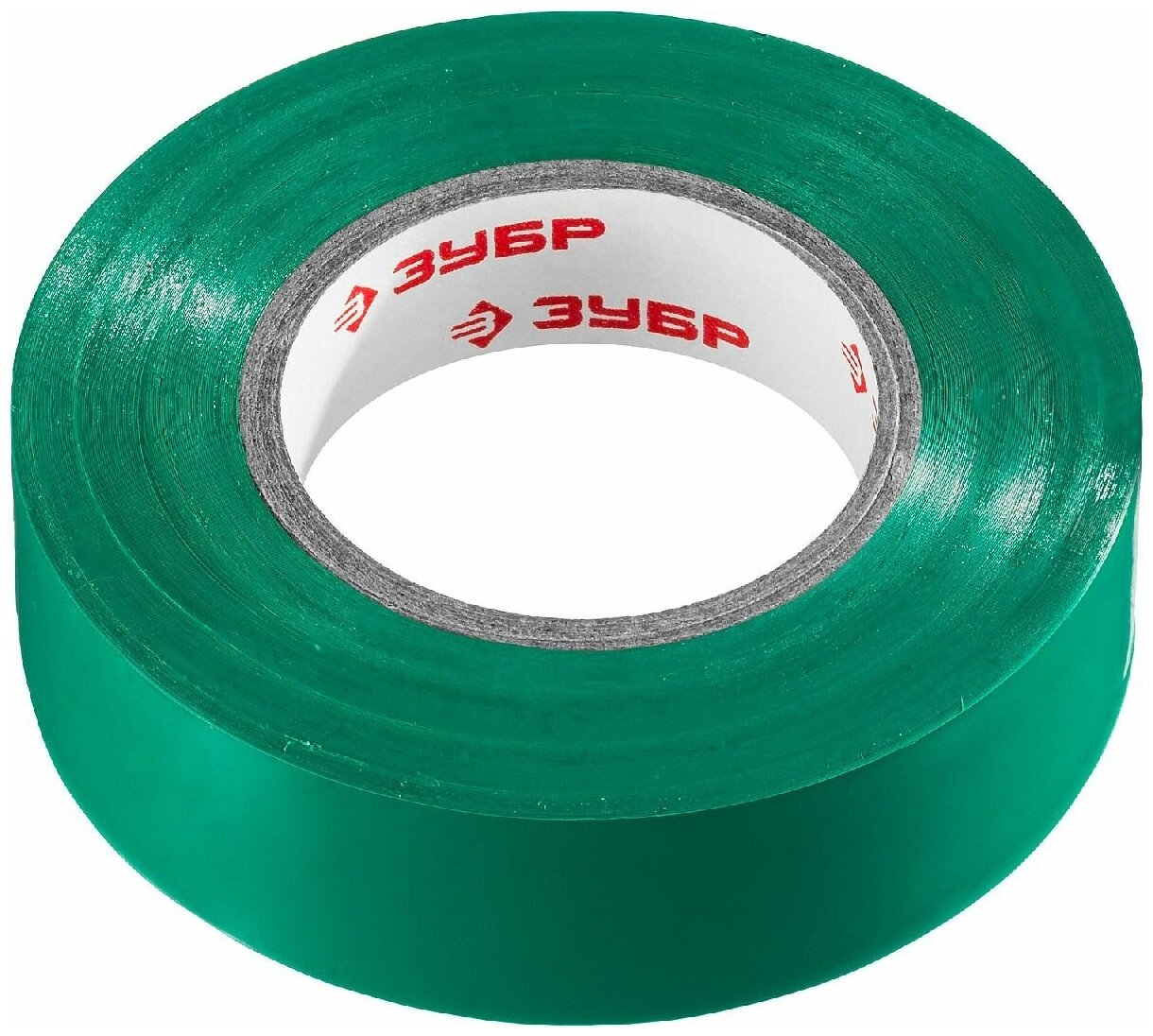 Изолента ПВХ ЗУБР Профессионал Электрик-20 зеленая 19 мм х 20 м напряжение 6000 В толщина 160 мкм