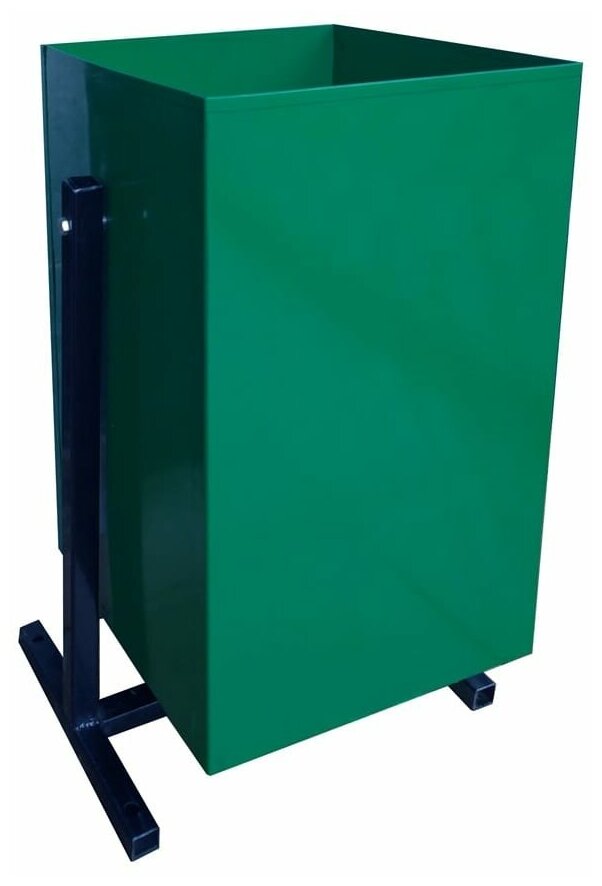 Металлическая урна KlestO Стандарт зеленая 500x240x240 1292570
