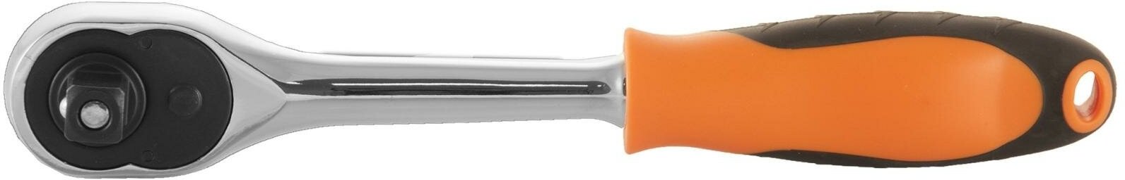 Рукоятка трещоточная 1/4, 72 зубца, 140 мм Ombra