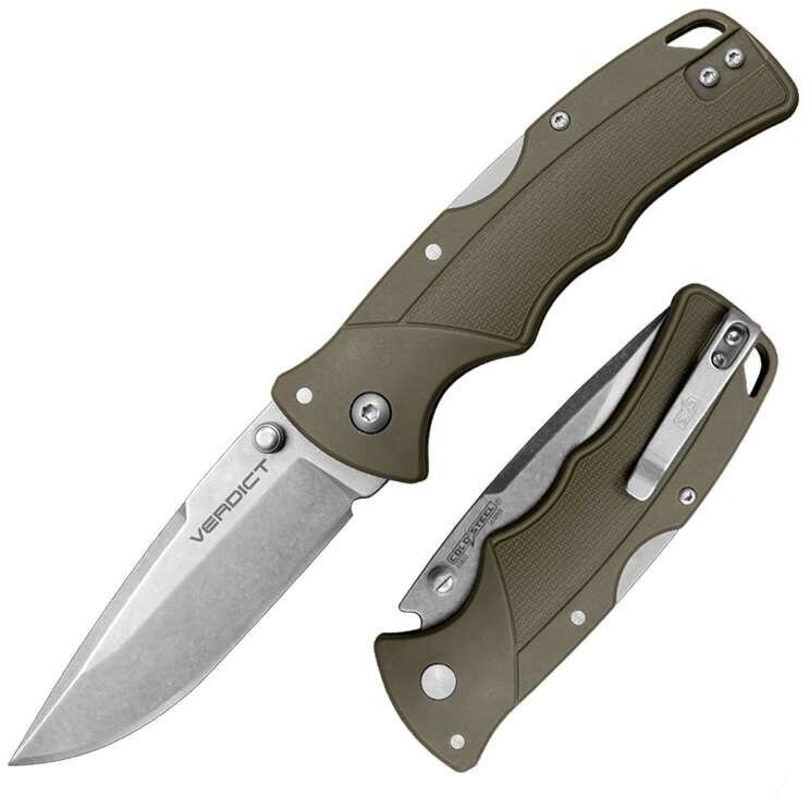 Cold Steel Складной нож Verdict Spear (FL-C3SPSSODG)