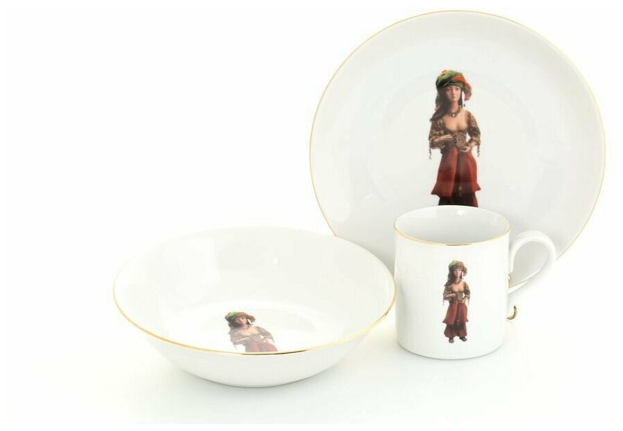 Сервиз на 1 персону Leander Сабина "Алладин" 3 предмета