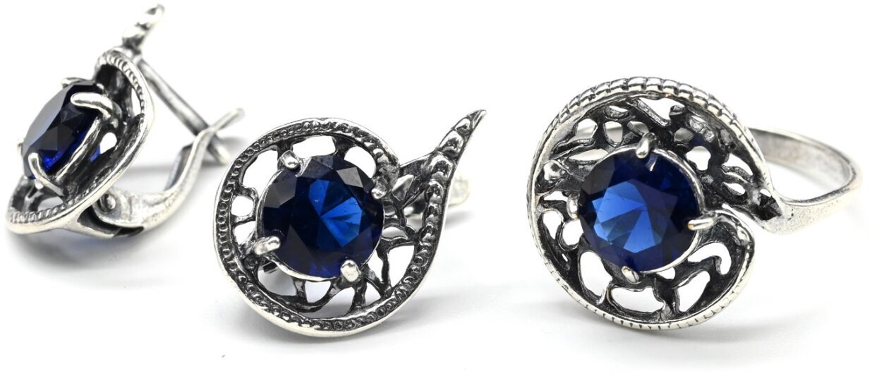 Серьги, циркон