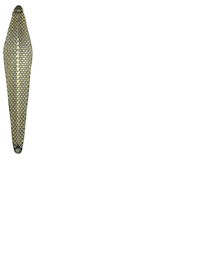 Блесна без оснащения 'Golden River' - Кобра нарезка, 7 грамм, 60 мм, золотой