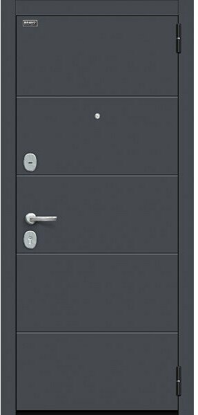 Входные дверь bravo Прайд Kale Graphite Pro/Nordic Oak BRAVO