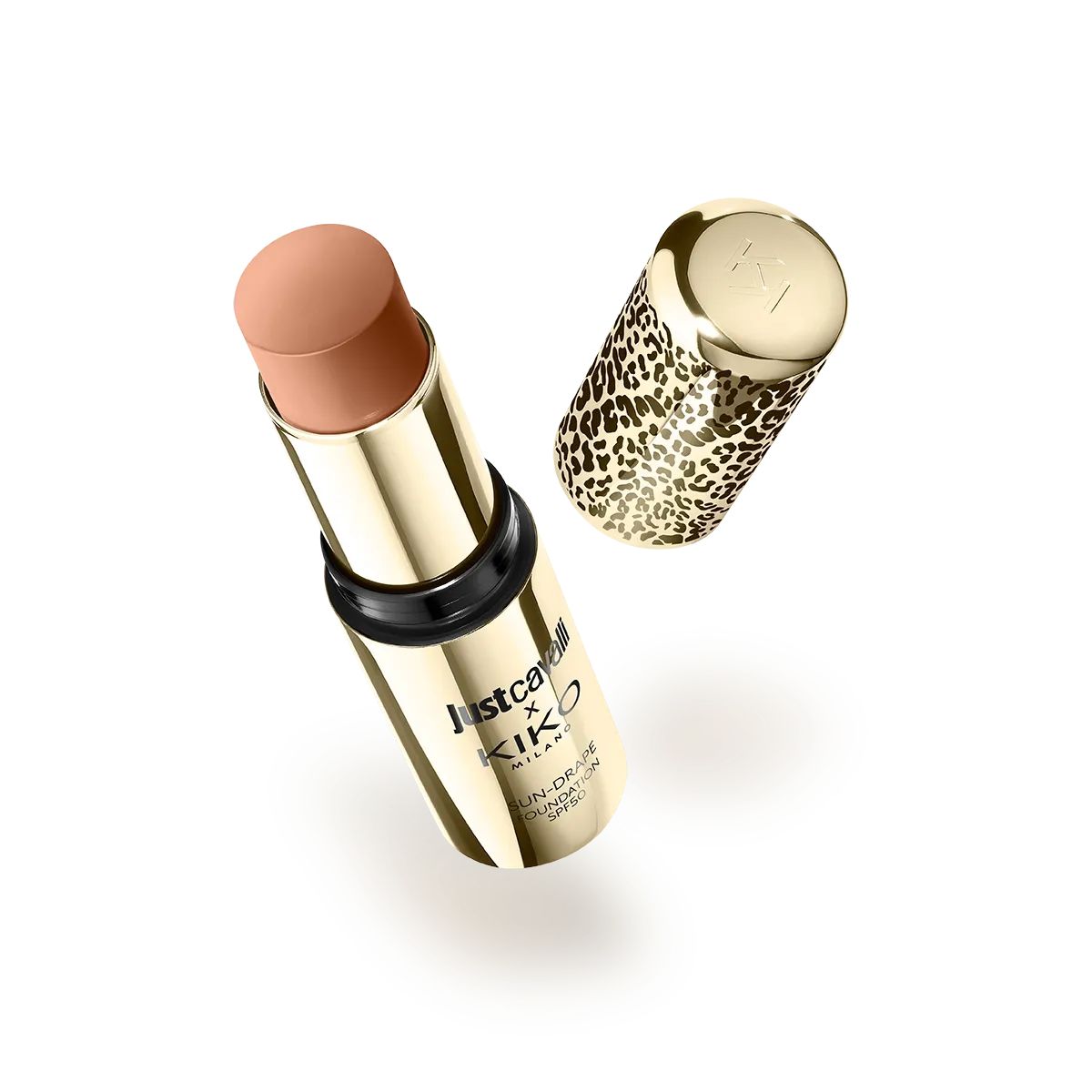 KIKO Milano Стик-тональная основа с SPF 50 Just cavalli x kiko milano sun-drape stick foundation 10 г оттенок 07 Solar Amber